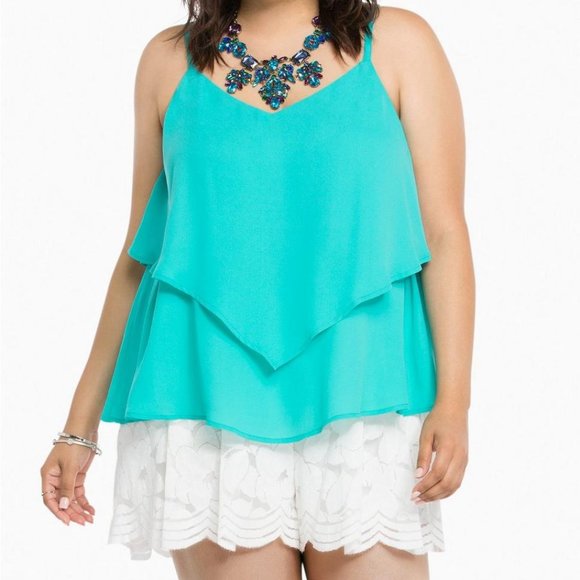 torrid | Tops | Torrid Double Layer Crisscross Cami | Poshmark